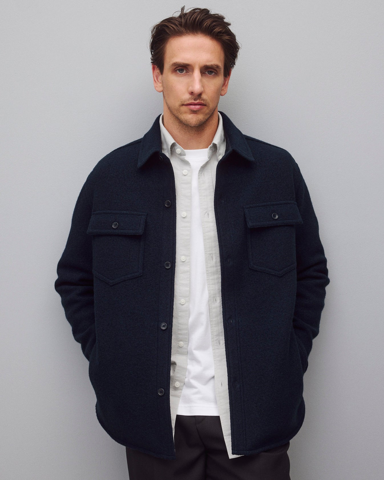 Boiled Wool Warden Overshirt | Reigning Champ